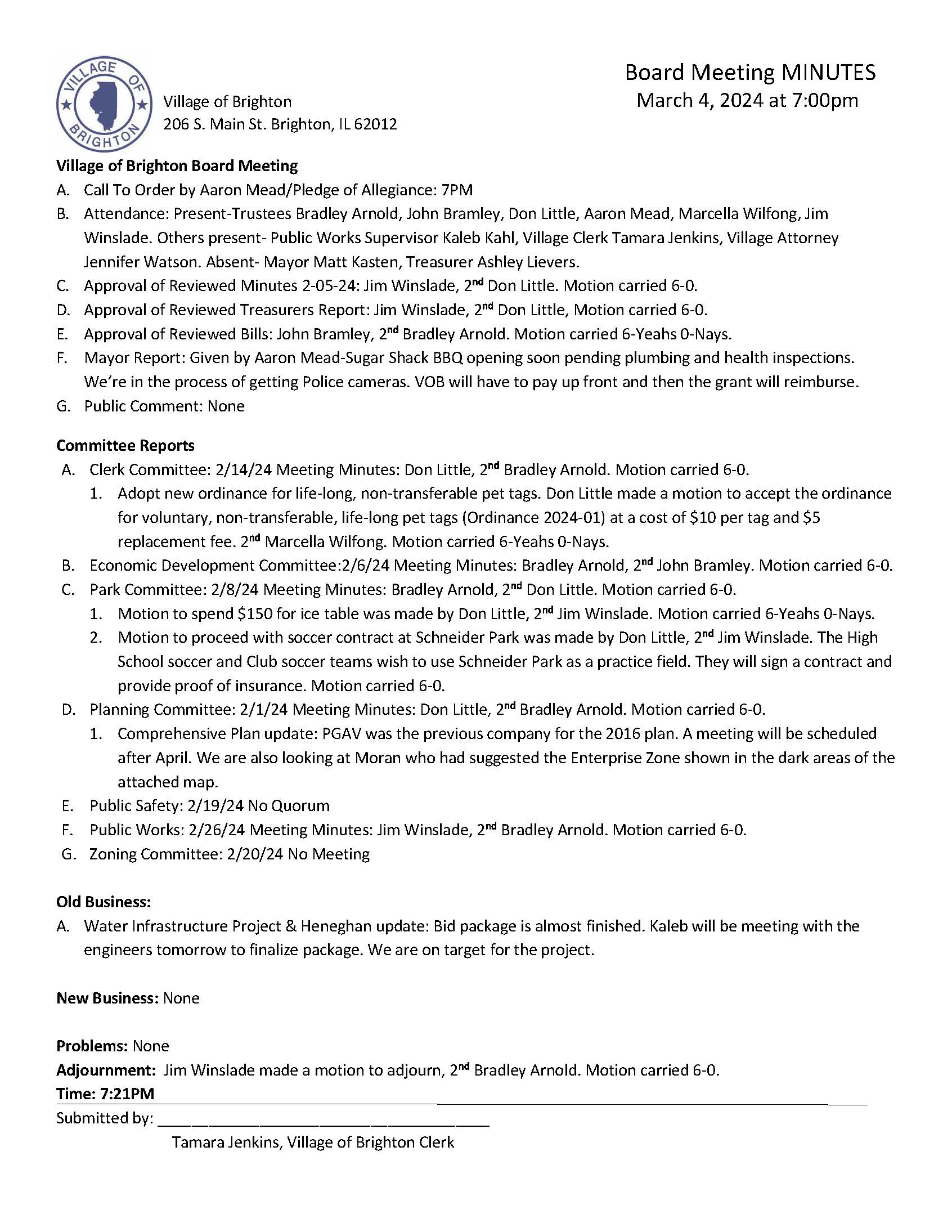 Village of Brighton Illinois