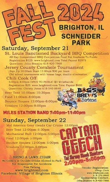 Village of Brighton Illinois - Fall Festival 2024