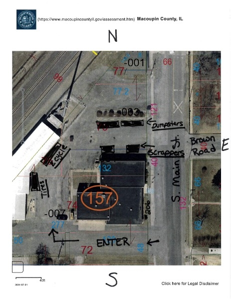 Village of Brighton Illinois - Brighton Clean up Day Oct 4th Map 9-12